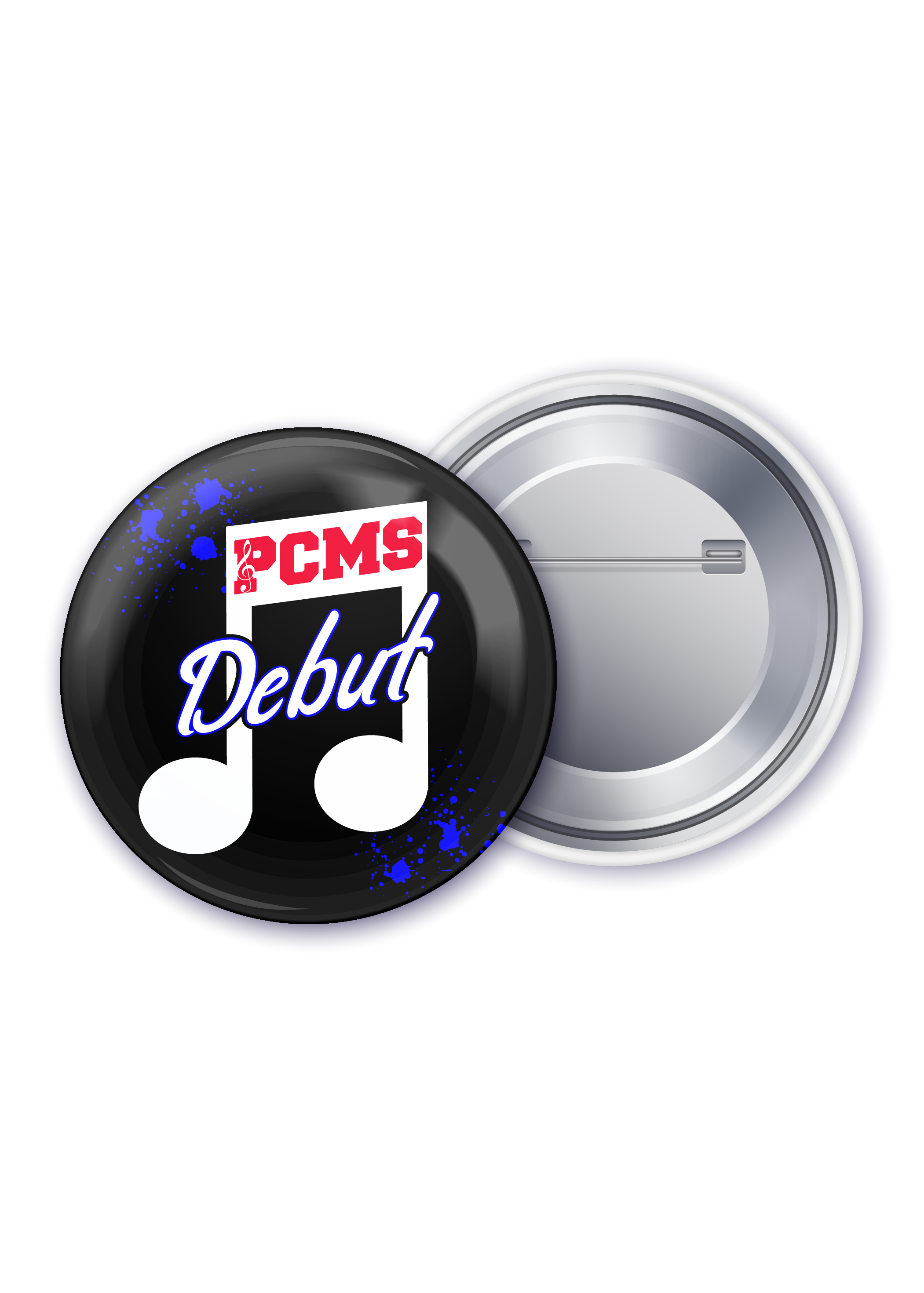 PCMS Debut button – YSD Graphics