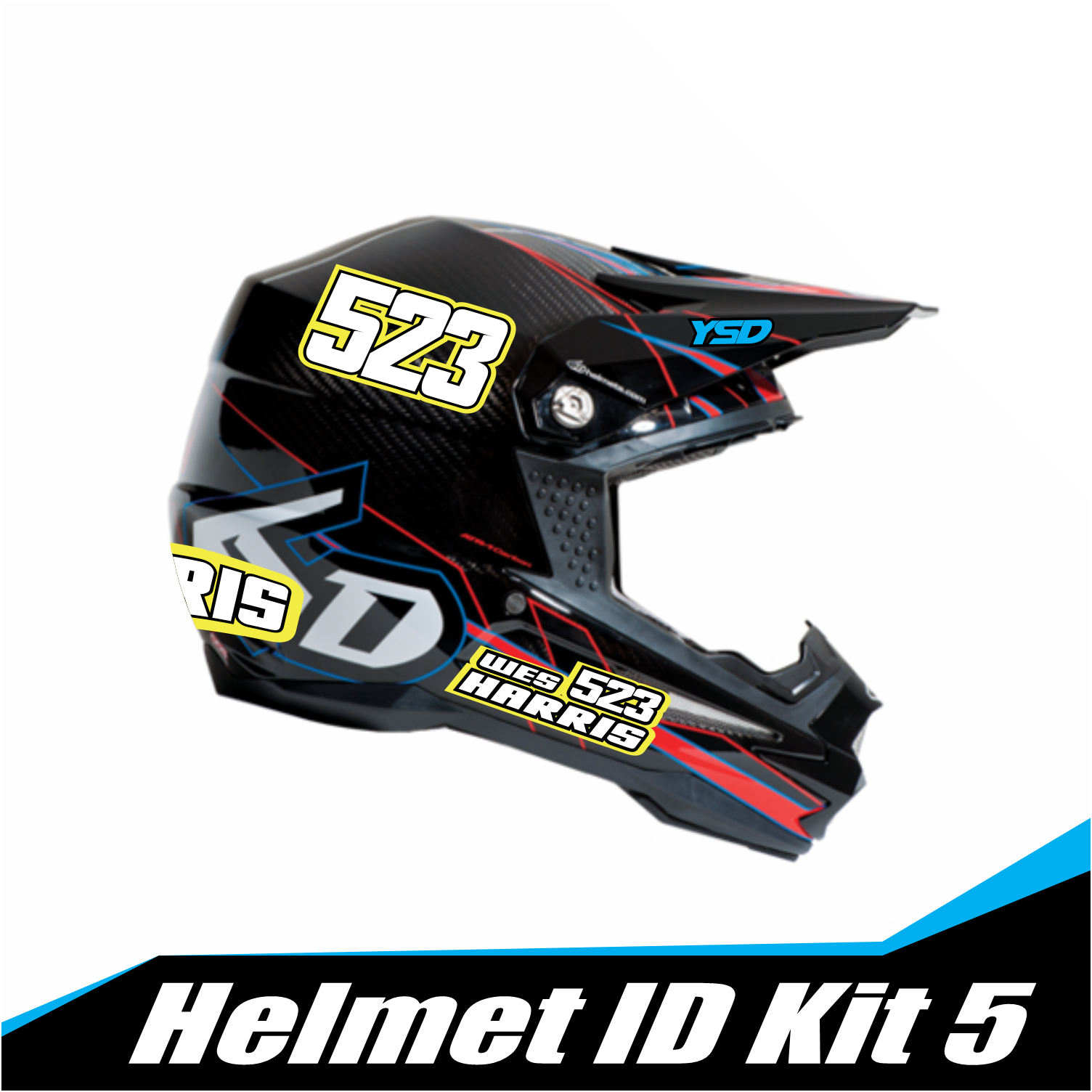Helmet ID kit 5 – YSD Graphics