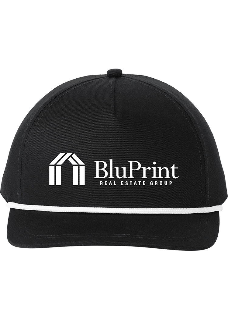BluPrint Snapback Five-Panel Rope Cap – YSD Graphics