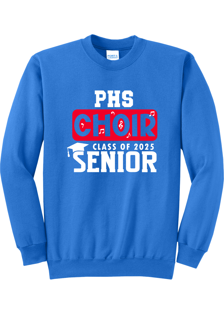 PHS CHOIR Box Senior Crewneck – YSD Graphics