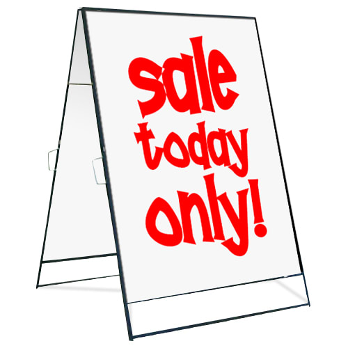 Large Sidewalk Folding Frame – YSD Graphics