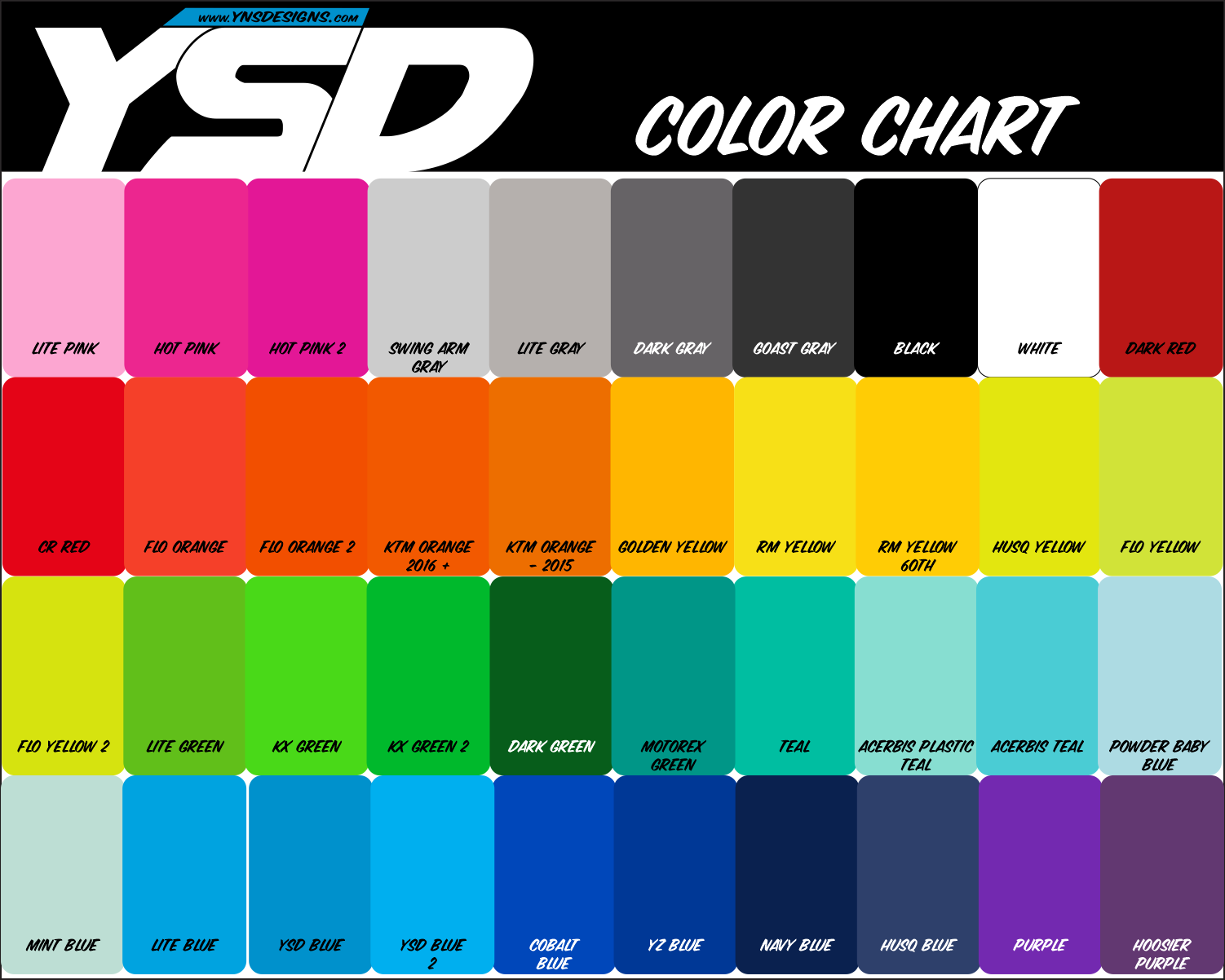 FULL CUSTOM DIRT BIKE GAPHICS – YSD Graphics