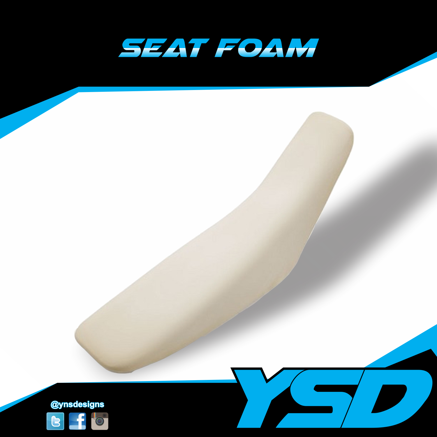 Dirt Bike Ribbed Seat Foam – YSD Graphics